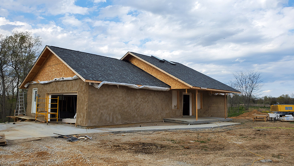 Spray Applied Hempcrete House - Americhanvre